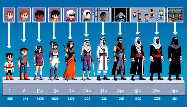 Evolution of Video Game Character Cosplays Timeline - Star Struck Panda