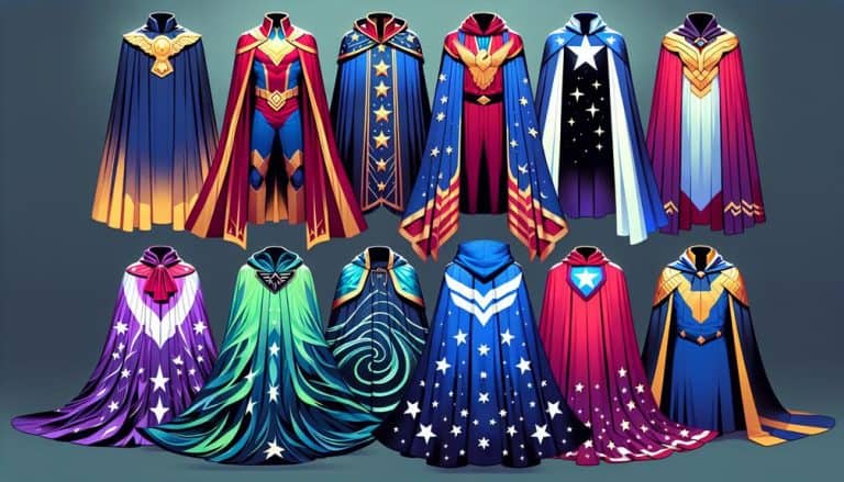 Creative Superhero Cape Design Variations for Cosplay - Star Struck Panda